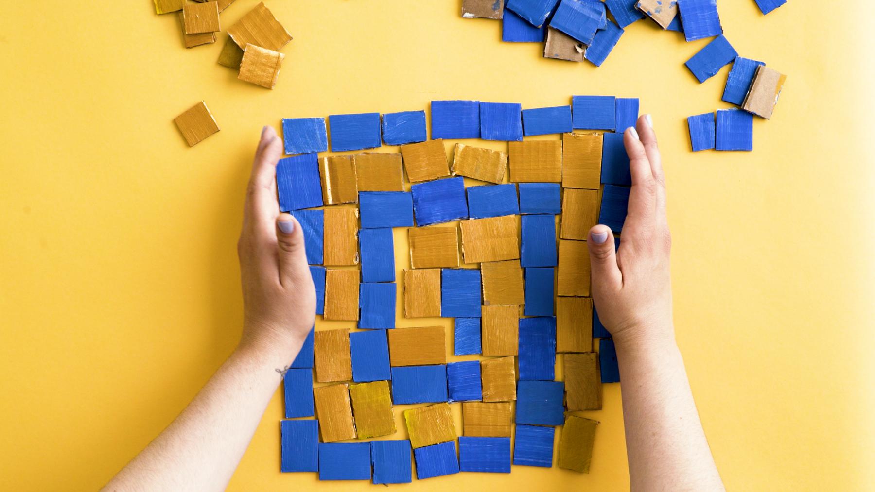 Cardboard Tile Puzzles - Sunbasket