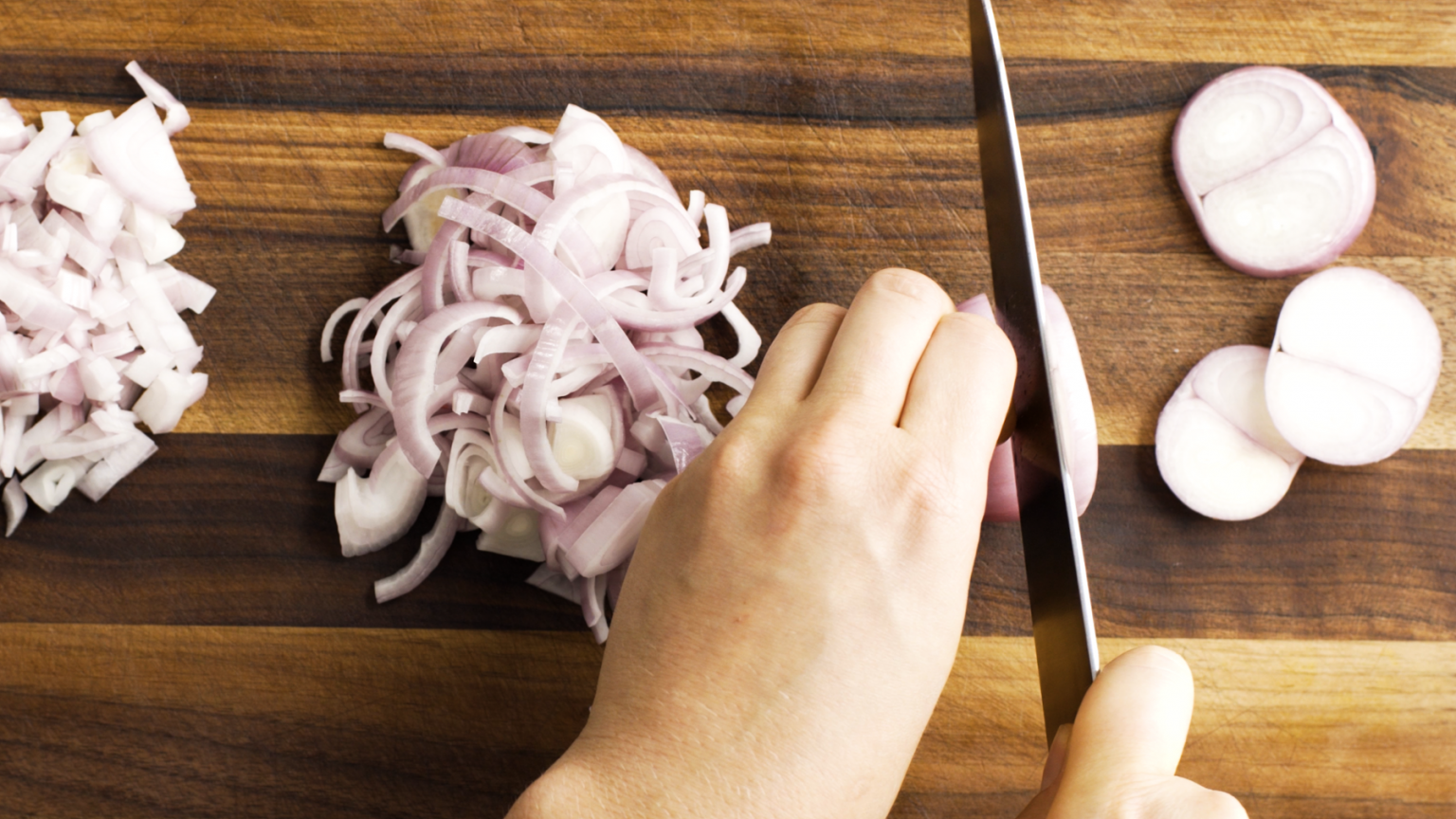 How to Cut Shallots - Sunbasket