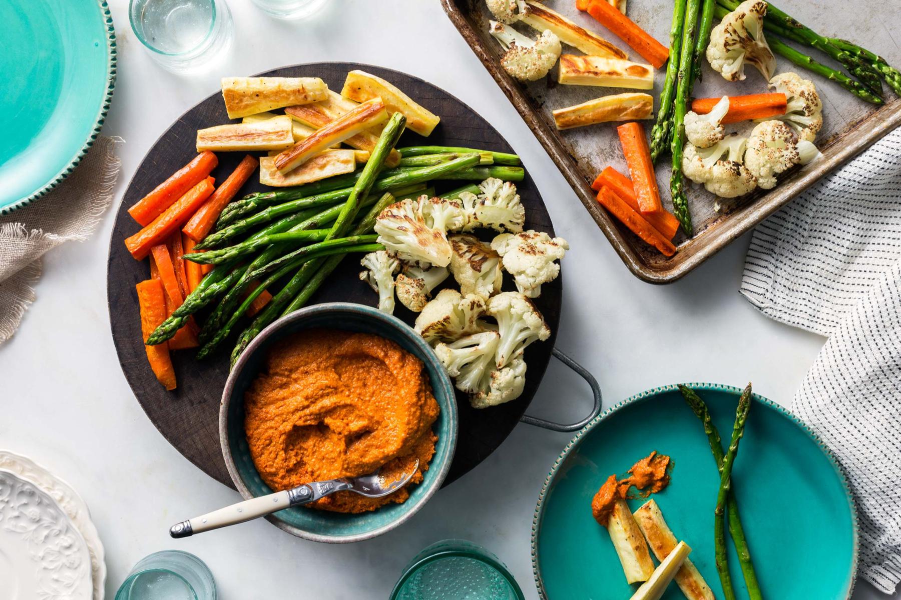 Roasted Vegetables with Romesco Recipe - Sunbasket