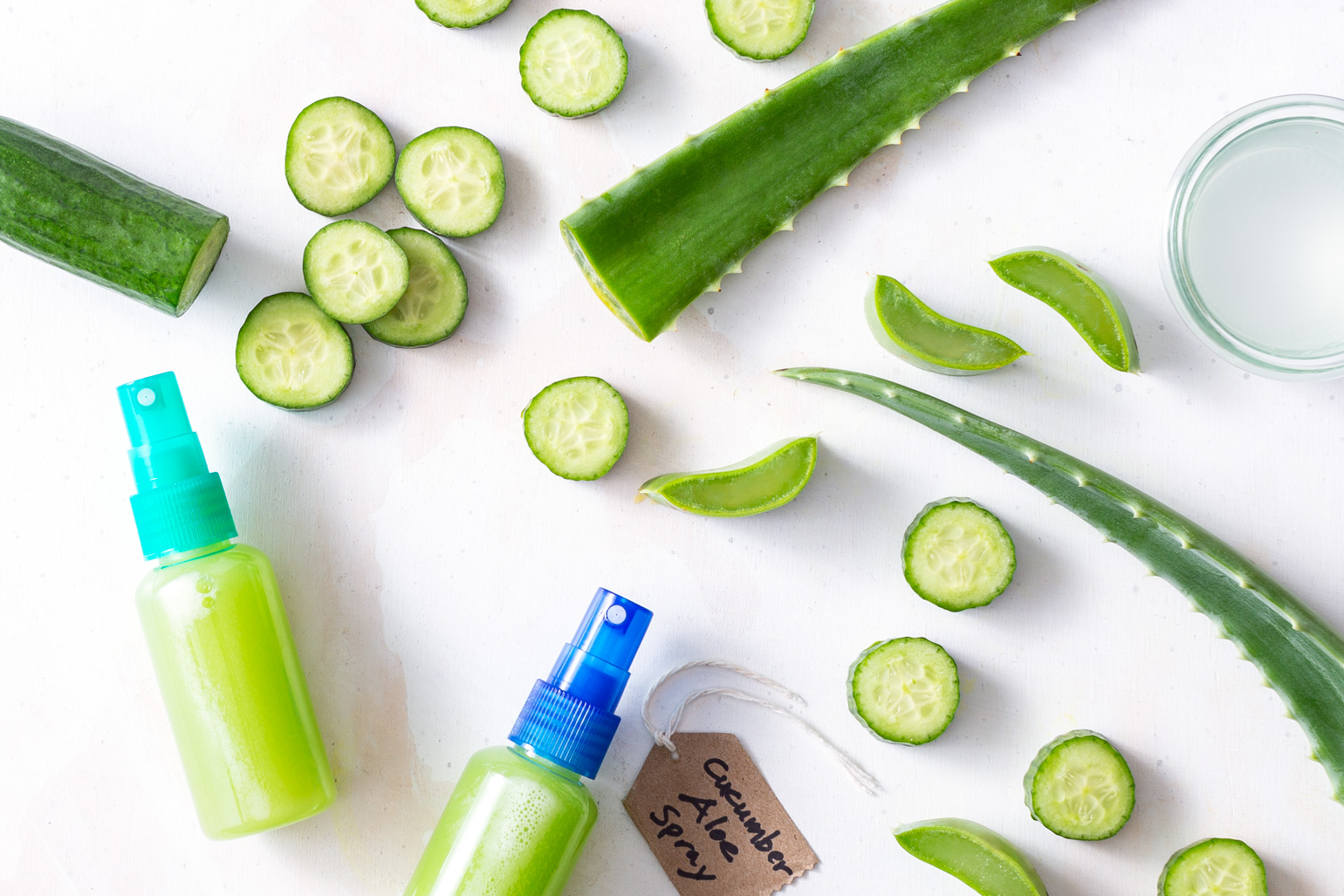 DIY Cooling Cucumber Aloe Spray - Sunbasket
