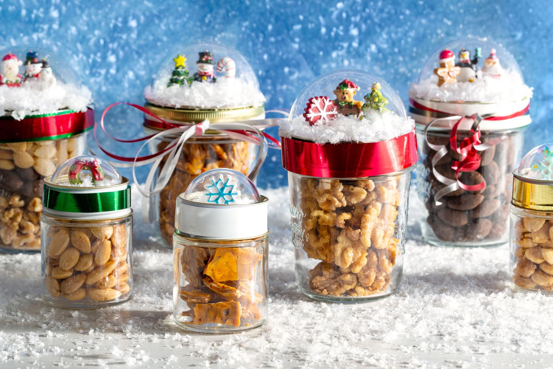 Homemade Mason Jar Snow Globes